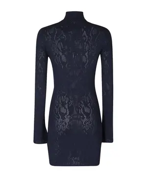 DONDUP Sheer Knit Mini Dress