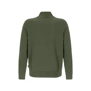 Hugo Boss Zip-up Virgin Wool Sweater