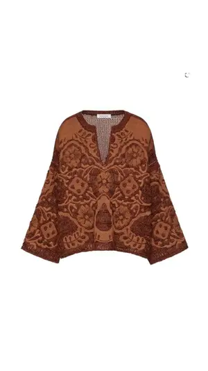 Valentino Garavani Long-sleeved Pullover - Brown