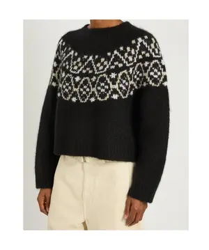 NILI LOTAN Fair Isle Pattern Sweater