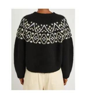 NILI LOTAN Fair Isle Pattern Sweater