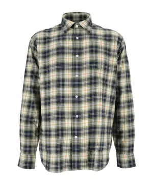 Aspesi Long Sleeve Plaid Shirt