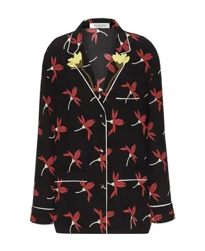 Valentino Garavani Lapel Shirt - Black
