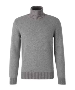 GRAN SASSO Turtleneck Knitted Jumper - Grey