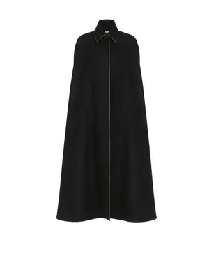 Valentino Garavani Long Cloak - Black