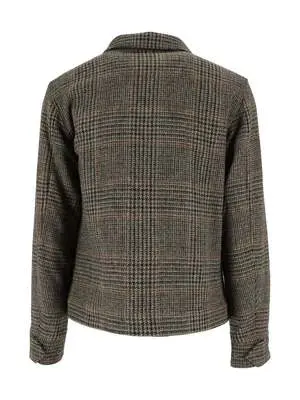 Aspesi Prince Of Wales Check Wool Jacket