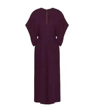 Valentino Garavani V-neck Silk Jumpsuit - Black