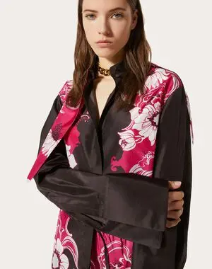 Valentino Garavani Floral Patterned Long-sleeved Shirt