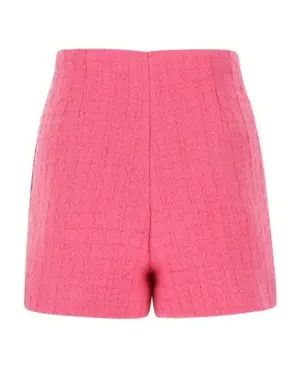 Valentino Garavani High-waisted Tweed Shorts - Pink