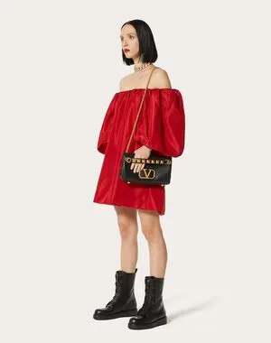 Valentino Garavani Off-shoulder Mini Dress