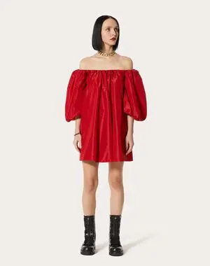 Valentino Garavani Off-shoulder Mini Dress