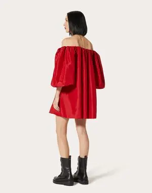 Valentino Garavani Off-shoulder Mini Dress