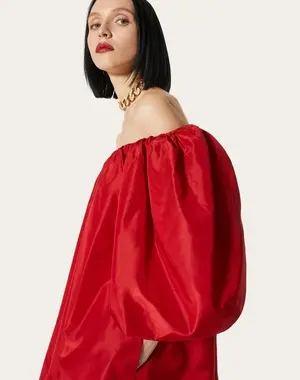 Valentino Garavani Off-shoulder Mini Dress
