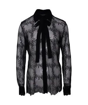 Valentino Garavani Long Sleeve Shirt - Black