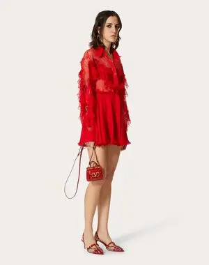 Valentino Garavani Translucent Shirt Dress