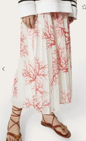 Valentino Garavani Pleated Skirt