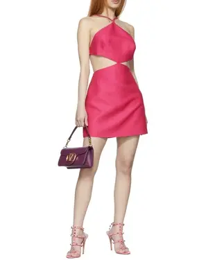 Valentino Garavani Bow Embellished Mini Dress