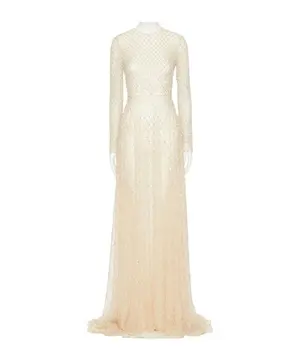 Valentino Garavani Long-sleeved Dress - Nude