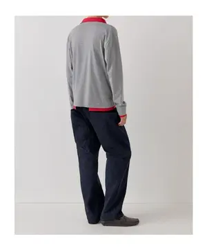Gimaguas Long-sleeve V-neck Polo Shirt