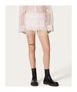 Valentino Garavani Side Zip Skirt