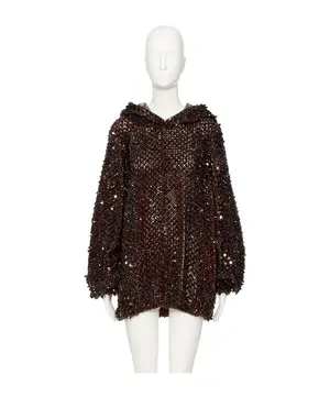Valentino Garavani Hooded Dress - Black