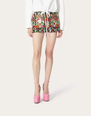 Valentino Garavani Sequined Shorts