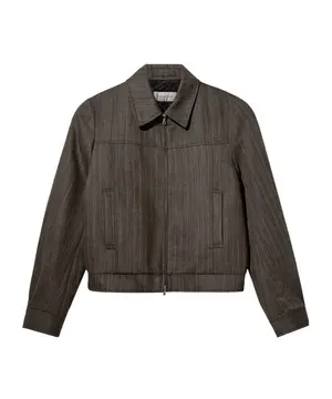 Dries Van Noten Long-sleeve Casual Zip-up Jacket - Grey