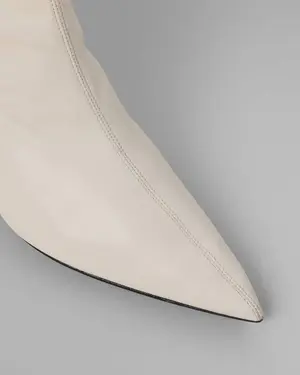 Celine Shiny Leather Sock Booty