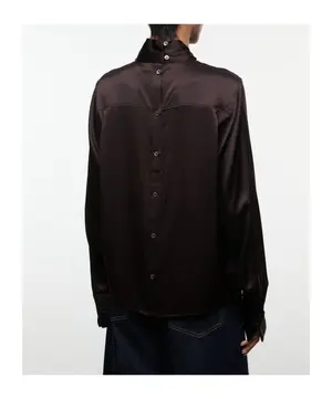 Staud Long-sleeve Silk Shirt