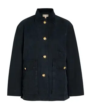 NILI LOTAN Button-front Casual Jacket - Black