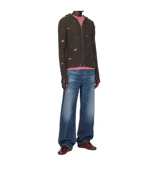 Gimaguas Long-sleeve Zip-up Knit Top