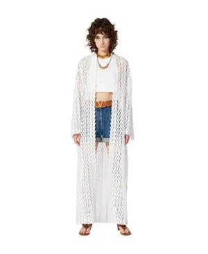 Valentino Garavani Long-sleeve Lace Kimono