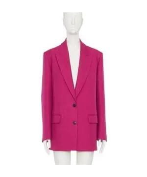 Valentino Garavani Single-breasted Wool-blend Blazer - Pink