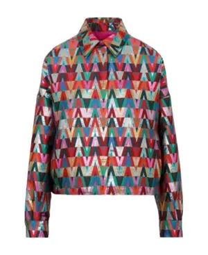 Valentino Garavani V Optical Archive 1973 Jacquard Jacket - Multicolor