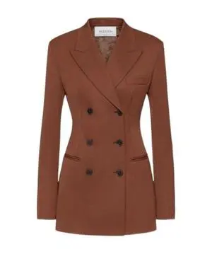 Valentino Garavani Double-breasted Tailored Jacket - Brown