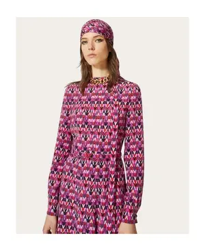 Valentino Garavani Optical Print Shirtdress