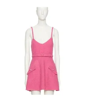 Valentino Garavani Tweed Mini Dress - Pink