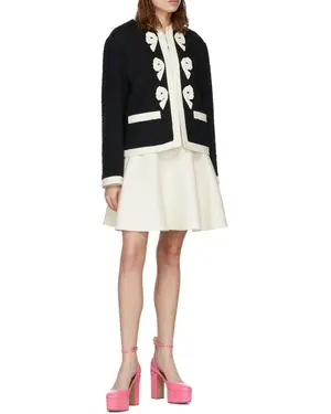 Valentino Garavani Bow-detail Tweed Jacket