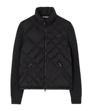 Burberry Nylon Dunsbury Puffer Jacket - Black