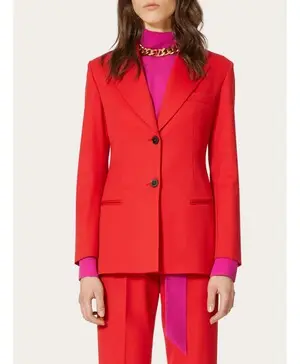 Valentino Garavani Single-breasted Stretch Tailored Jacket