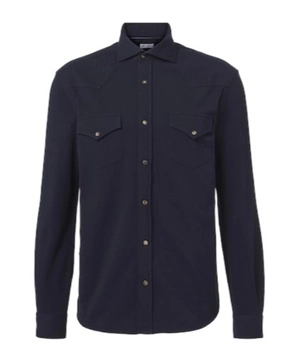 Brunello Cucinelli Cotton Shirt - Black