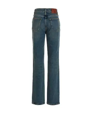 Valentino Garavani Vlogo Patch Skinny Fit Jeans