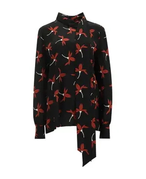 Valentino Garavani Printed Blouse - Black
