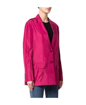 Valentino Garavani Crinkled-effect Single-breasted Blazer