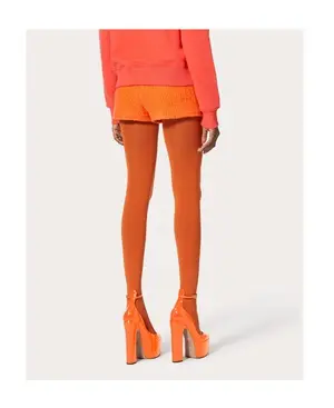 Valentino Garavani High-waisted Tweed Shorts