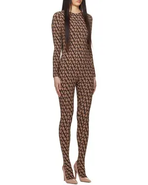 Valentino Garavani Logo-print Jumpsuit