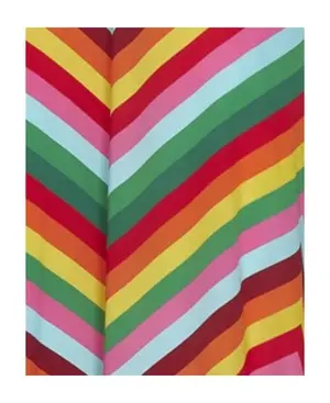 Valentino Garavani High-waisted Chevron-print Maxi Skirt
