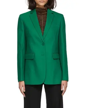 Valentino Garavani Single Breasted Long Sleeved Blazer