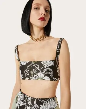 Valentino Garavani Printed Pattern Suspender Underwear