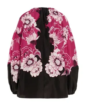 Valentino Garavani Multicolored Floral Print Blouse